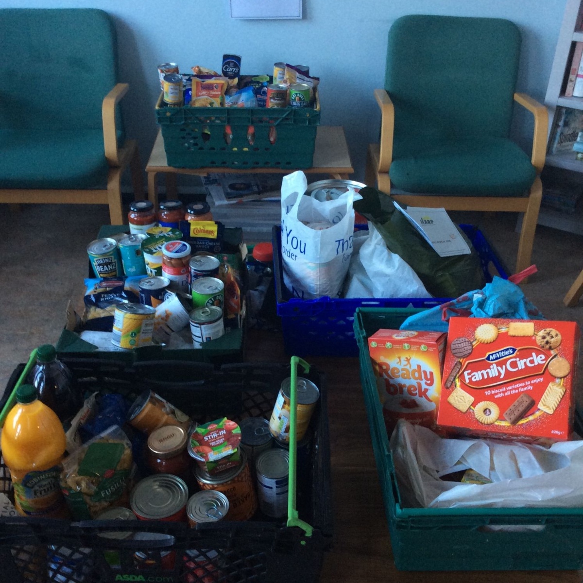 Lancaster School - HARP Charity Food Collection Project